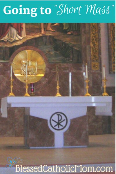Going to "Short Mass" - Blessed Catholic Mom Going to daily Mass helps ...