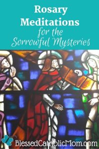 Rosary Meditations for the Sorrowful Mysteries - Blessed Catholic Mom ...