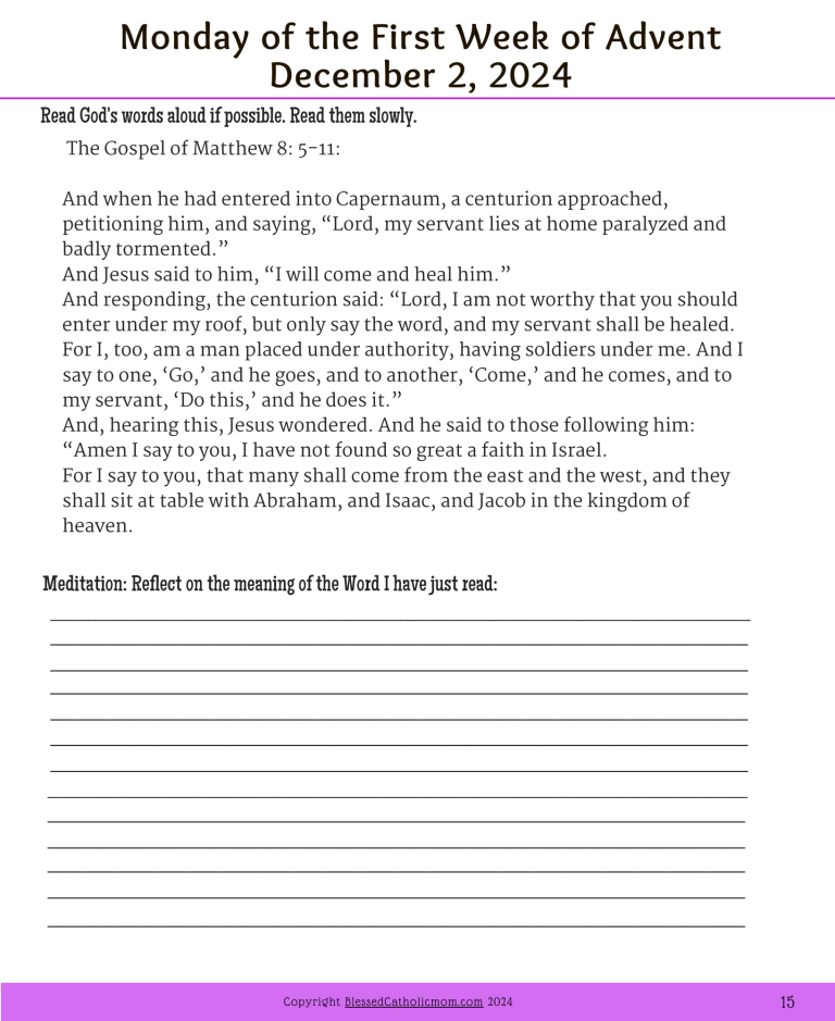 Blessed Advent Companion for 2024 - Blessed Catholic Mom